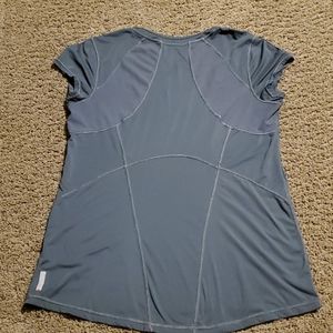Zella | Tops | Zella Gray Workout Sheer Breathable Back Panels | Poshmark